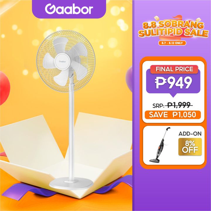 【CAMPAIGN】 Gaabor Standing Fan Noise Reduction and Wide-Angle Air ...