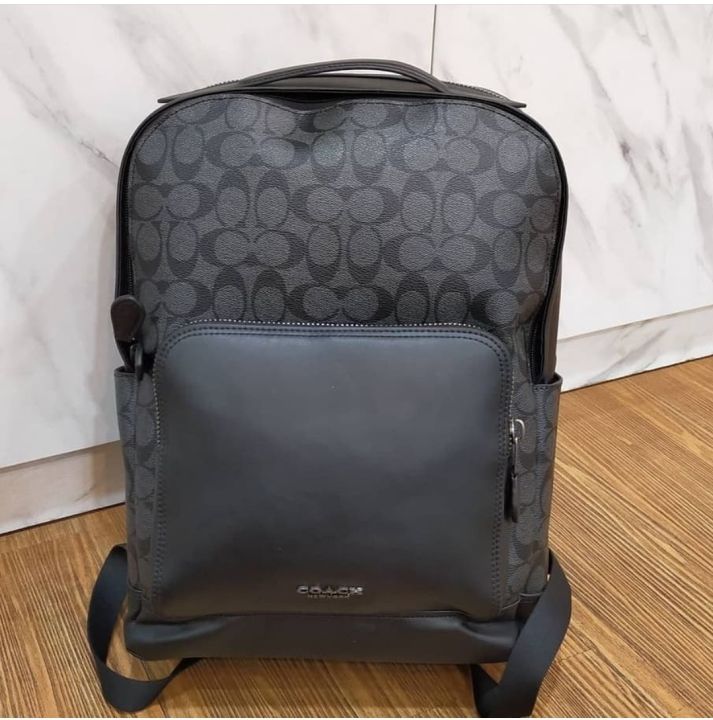 Guaranteed Original Coach Graham In Signature Canvas Men's Backpack ...
