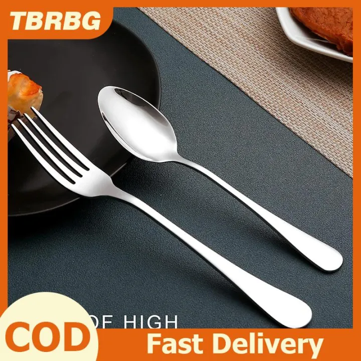 TBRBG 12pcs Elegant European Stainless Steel Cutlery Set Spoons And ...