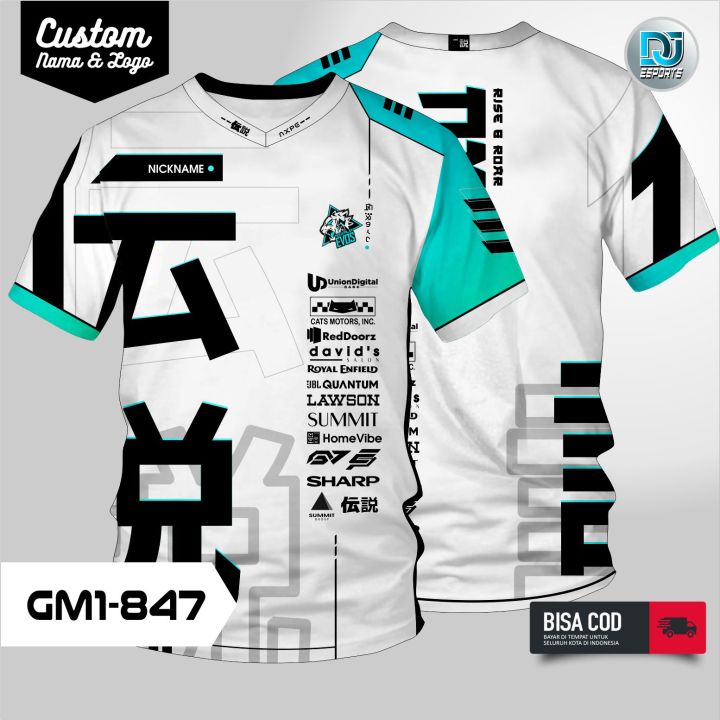 Baju Jersey Nexplay Anak dan Dewasa Gratis Custom Nama dan Logo Full ...