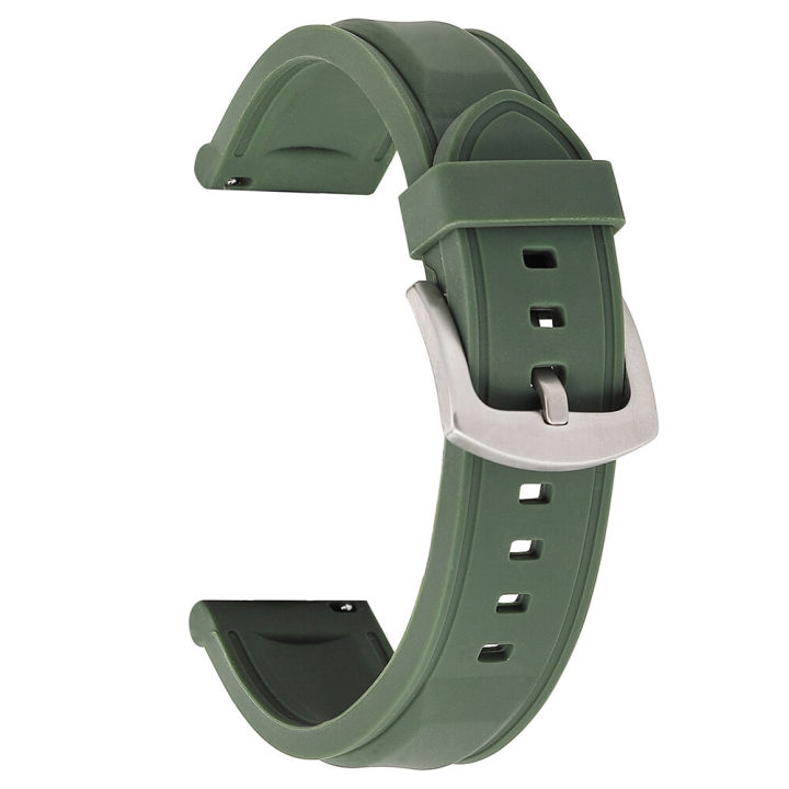 Silicone Watch Strap Replacement Bracelet 18mm 20mm 22mm 24mm Quick Release Watch Band Rubber ...