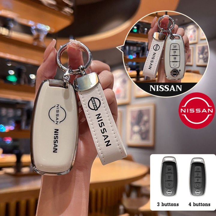 NISSAN car folding key case for almera teana sylphy car key cover ...