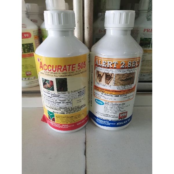 1L Accurate 505/1L Alert /Racun Serangga Pongorek buah Durian/Kumbang Tanduk/Padi/kepinding ...