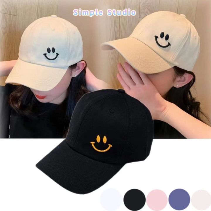 COD Simple Studio Fashion Smiley Face Korean Inspired Baseball Cap ...