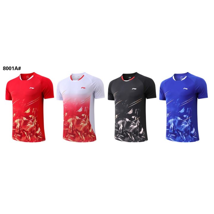 Print Name Customization Lining 8001 Men and Women Jersey Breathable ...