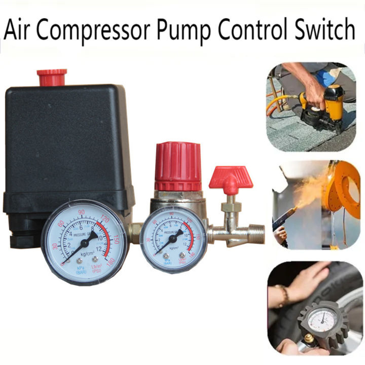 Automatic Air Compressor Pressure Switch Regulator Air Compressor ...