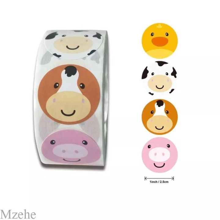 Sticker Anak Stiker Lucu Murah Gambar Binatang Sapi Bebek 500pcs ...