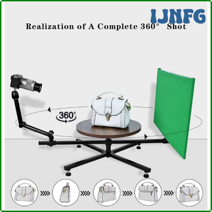IJNFG 360°Spinning Camera Rig Video Rotating Platform, 360 Photo Booth ...