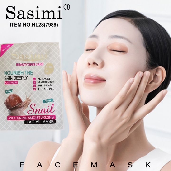 SASIMI FACE MASK มาส์กหน้า6สูตร | Lazada.co.th