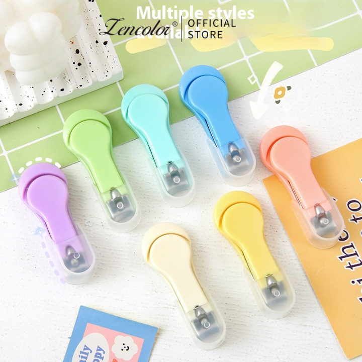 Zencolor กรรไกรตัดเล็บแบบพกพาที่น่ารัก มีการออกแบบป้องกันเศษเล็บกระเด็น ...