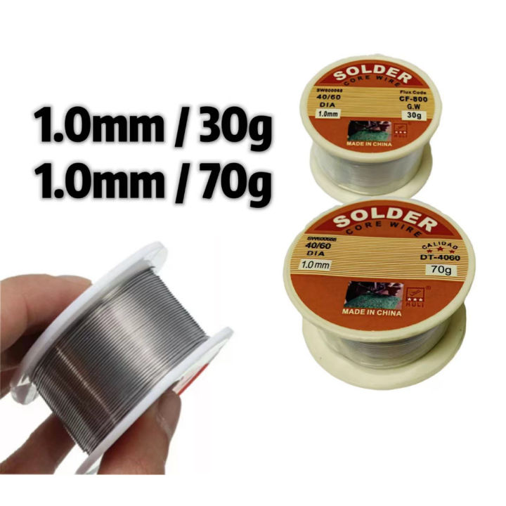 SOLDERING WIRE/Solder Core wire Lead 1.0mm (30g & 70g) | Lazada PH