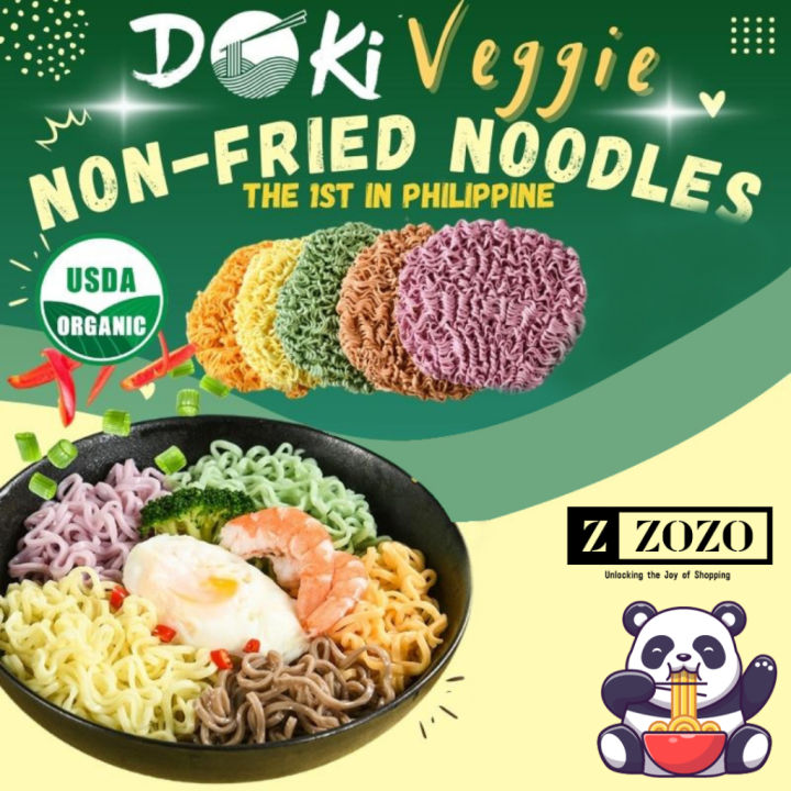 Veggie Noodles Original Doki Vegetable Non-Fried Noodles 5 Types ...