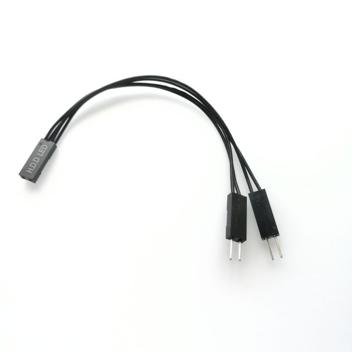 Motherboard HDD LED Cable 2Pin 1 To 2 Splitter Support Double Start ...