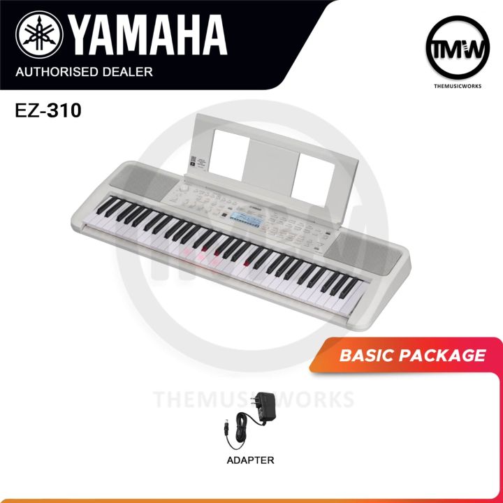 Yamaha EZ-310 EZ-300 Portable Digital Keyboard Beginner White ⚪ ...