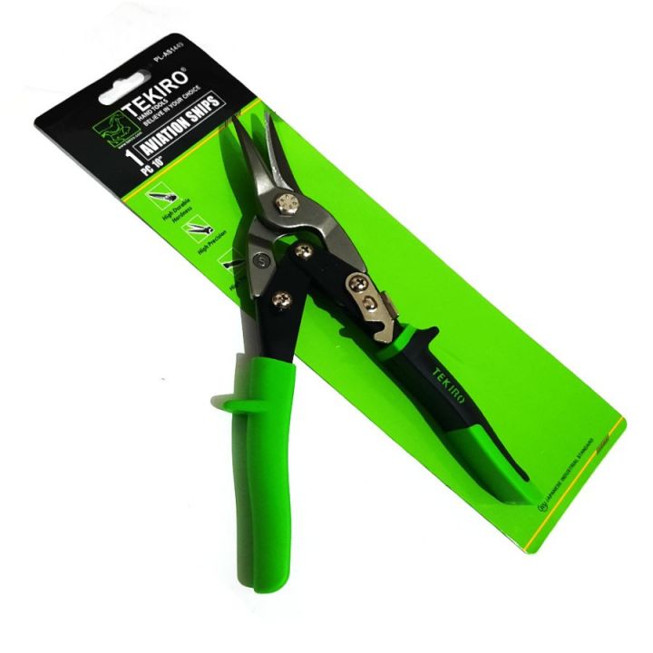 gunting seng gunting baja ringan holo lurus 10 inch aviation snips 10 ...