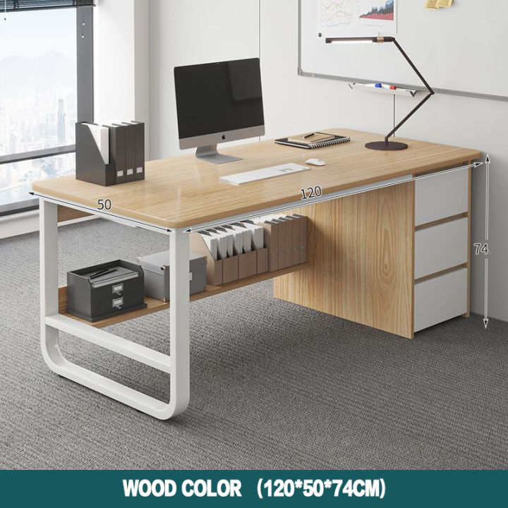Stylish Multifunction Computer Table Desk Study Table for Desktop Study Home Office Homework ...