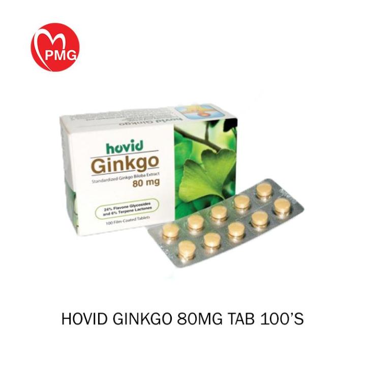 [PMG PHARMACY] Hovid Ginkgo 80mg Tablets 100s - improve brain memory ...