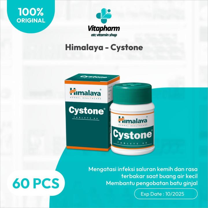 Himalaya Cystone 60 tablet - pencegahan dan pengobatan batu ginjal dan ...