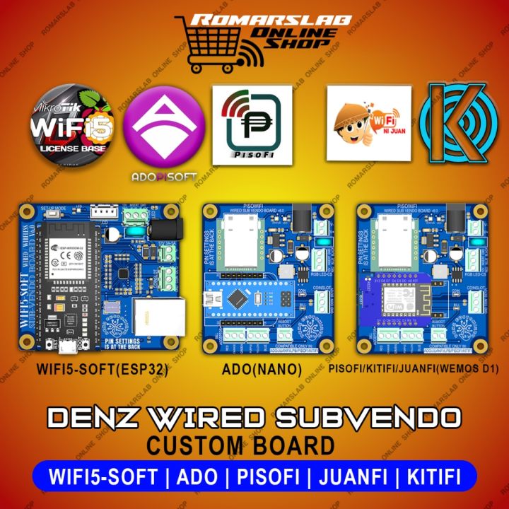 Wifi5-soft Ado Pisofi Juanfi Kitifi Denz Wired Subvendo Custom Board ...