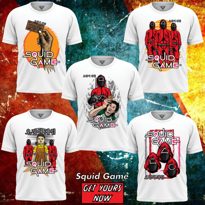 Squid Game tshirt white edition | Lazada