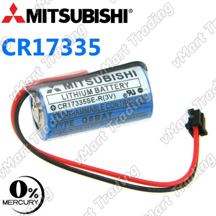 MITSUBISHI Q6BAT CR17335SE-R CR17335 Industrial PLC Battery | Lazada
