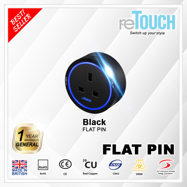 ReTouch Track Socket Only 13A / universal / Double USB / USB + Type C ...