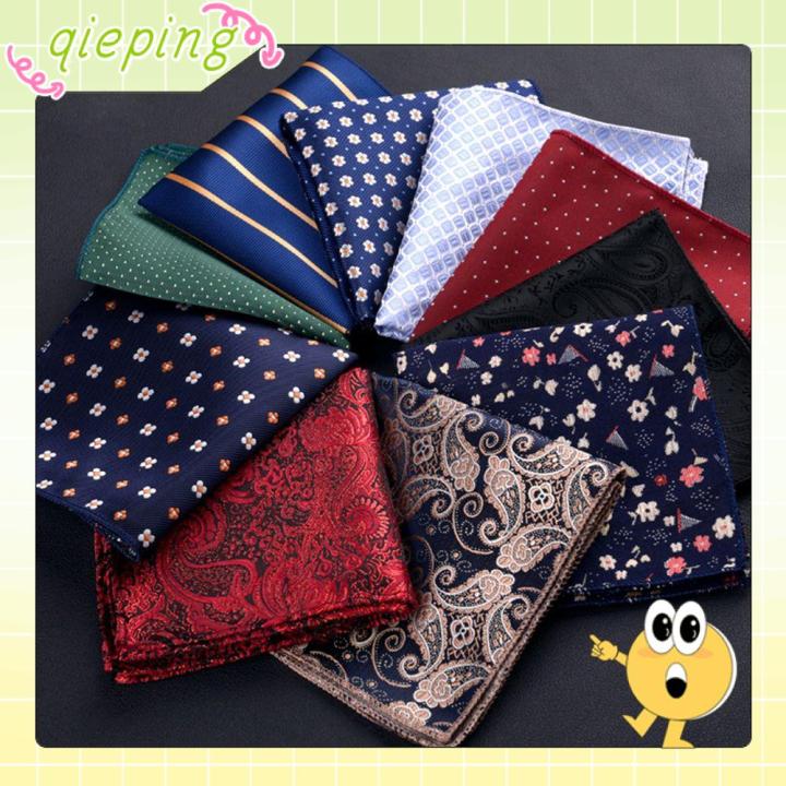 1* Men Paisley Vintage Handkerchief Polka Dots Striped Men's Hankies ...