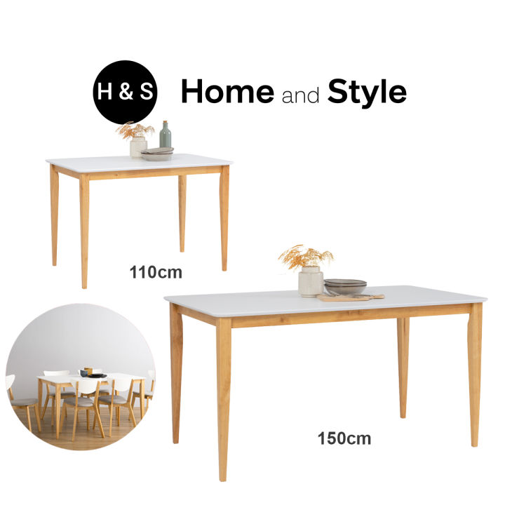[Bulky](SG Stock) Scandi Wooden Dining Table | Sits 4-6 people (Free ...