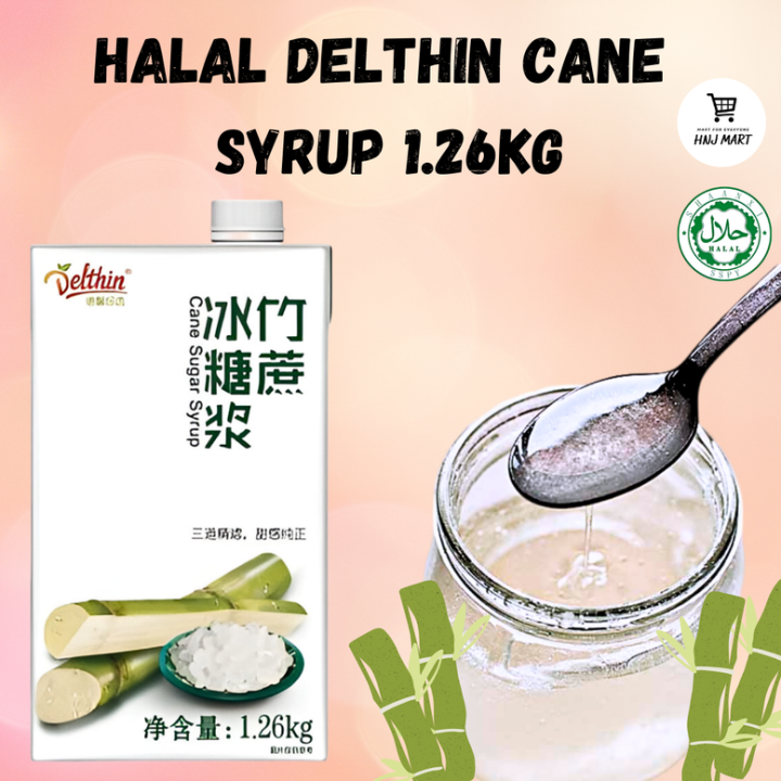HALAL DELTHIN CANE SYRUP 1.26KG SIRAP TEBU MANIS SUGAR CANE SYRUP FRUIT ...