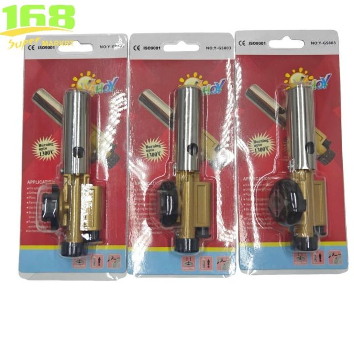 NEW BBQ Flame Welding Gas Torch Tool Gas Torch Butane Burning Outdoor ...