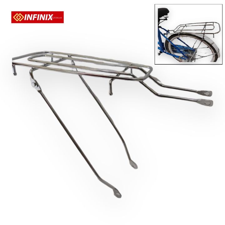 Bicycle Rear Carrier #26 Heavy Duty Chrome Plated | Lazada PH