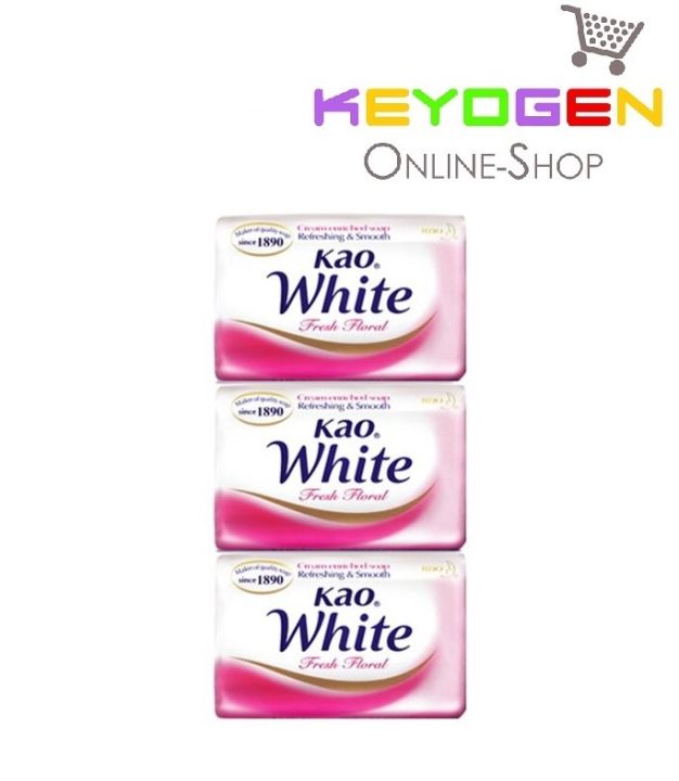 Kao White Soap (130g x 3's) Fresh Floral (READY STOCK) | Lazada