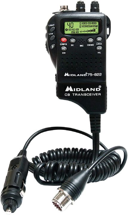 Midland 2-IN-1 Plug and Play Portable CB Radio 40 Channel (75-822 ...