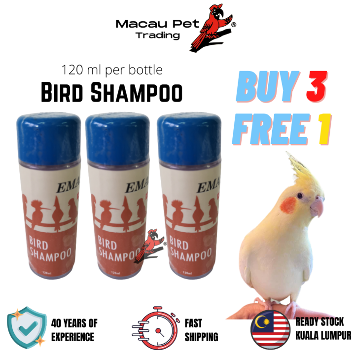 MPT E10 Bird Shampoo Parrot Shampoo Burung Shampoo Mandi Burung ...