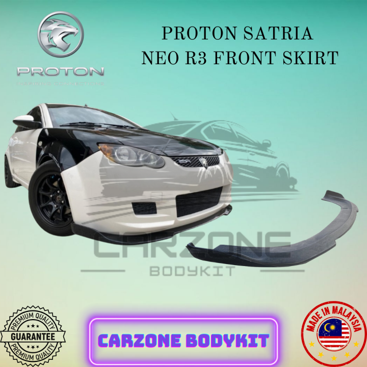 PROTON SATRIA NEO R3 FRONT LIP BODYKIT (PU) | Lazada