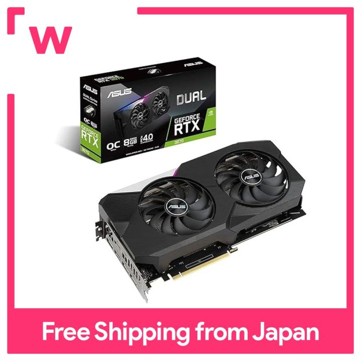 ASUSTek Dual Fan Model with NVIDIA GeForce RTX 3070 8G DUAL-RTX3070-O8G ...