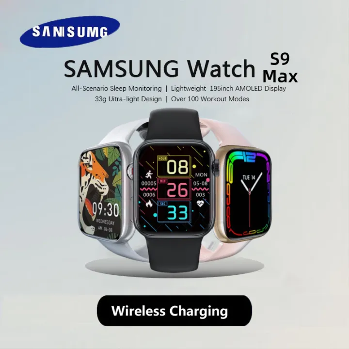Samsung S9 MAX Smart Watch Original Wireless Charging 1.9-inch HD ...