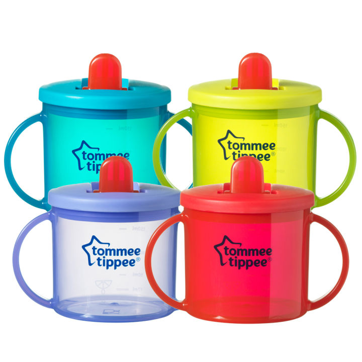 Tommee Tippee แก้วหัดดื่ม ทอมมี่ ทิปปี้ Essentials Free Flow First Cup ...