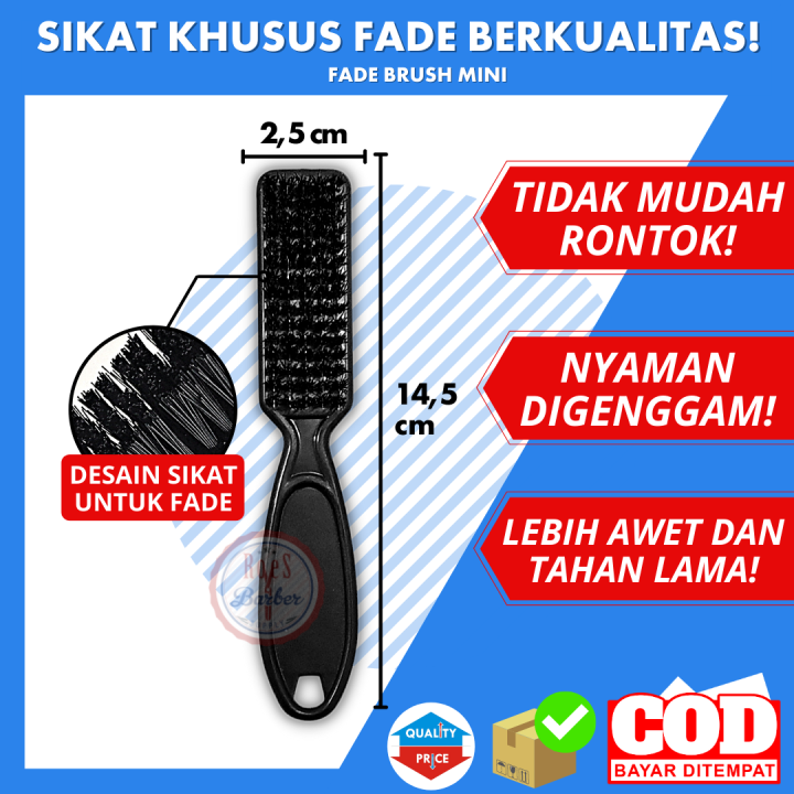 Fade Brush Mini MDL / Kuas Barber / Sikat Cukur Fading Kecil Untuk ...