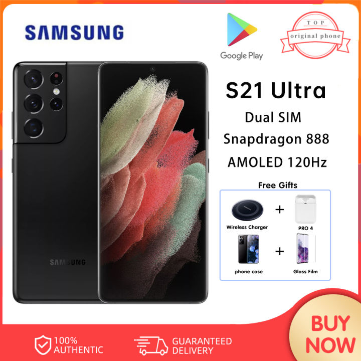 Samsung Galaxy S21 Ultra 5G Dual SIM 12GB RAM + 256GB/512GB ROM ...