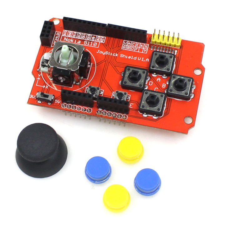 UNO R3 game rocker extension board JoyStick Shield PS2 rocker key ...