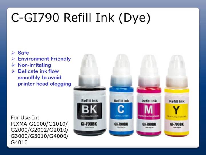 Canon Refill Ink GI-790 890 For G1010 G2010 G3010 G3020 G4010 | Lazada PH