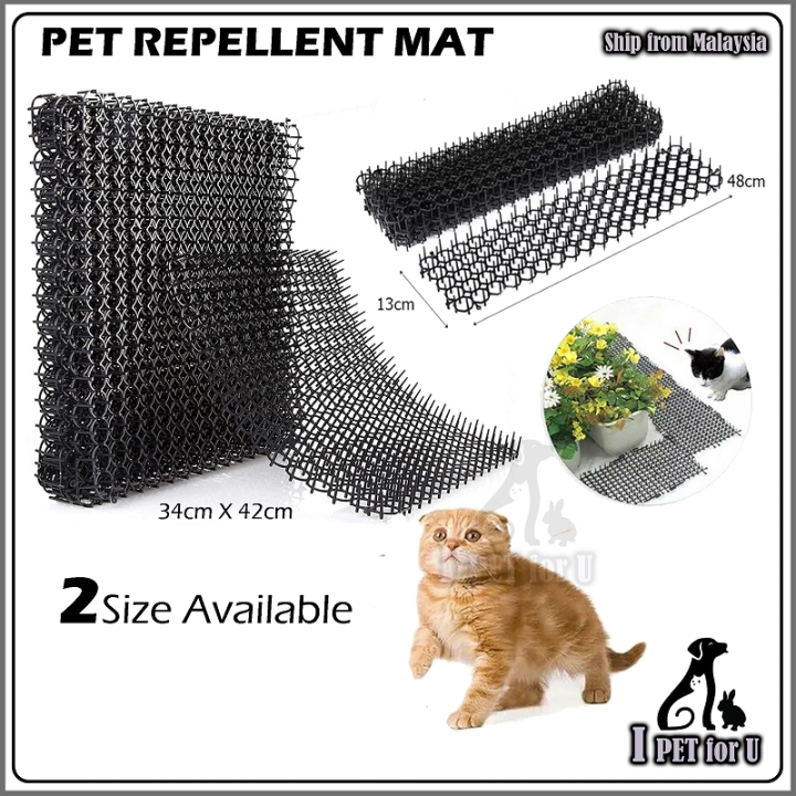 Animal Repellent Mat Scat Spike Mat Humane Anti Cat Dog Mat Spikes ...
