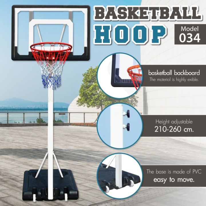 Basketball Hoop Bass Loop, Adjustable Basketball Ring with Stand for ...