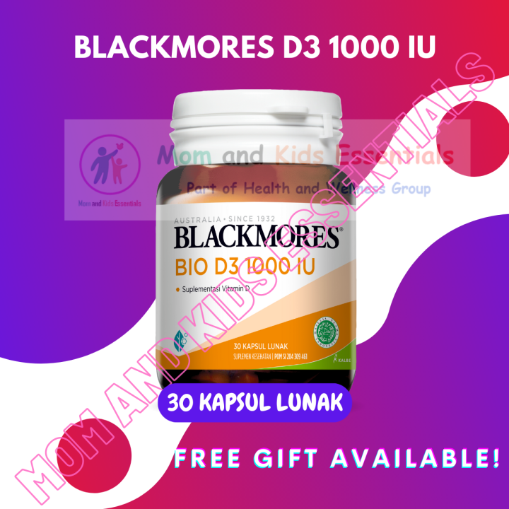 BLACKMORES BIO D3 1000 IU 30 TABLET VITAMIN D3 1000 IU D3 IMUN | Lazada ...