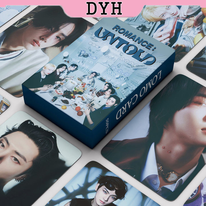 55pcs/box ENHYPEN Photocards ROMANCE:UNTOLD Album KPOP LOMO Card JAKE ...