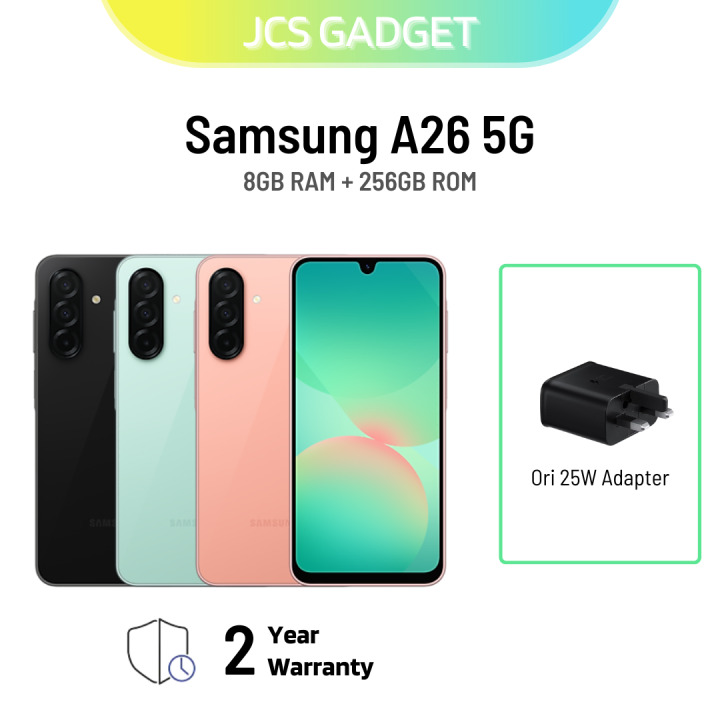 Samsung Galaxy A26 5G (8GB Ram + 256GB Rom) + Original Samsung Malaysia ...