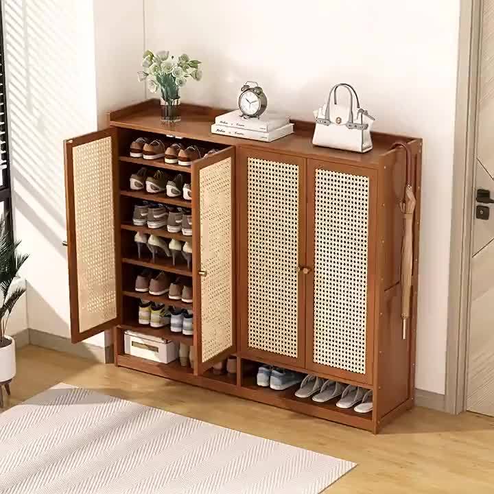 Classical Chinese Shoe Cabinet Integrated Cabinet Home Door Partition ...