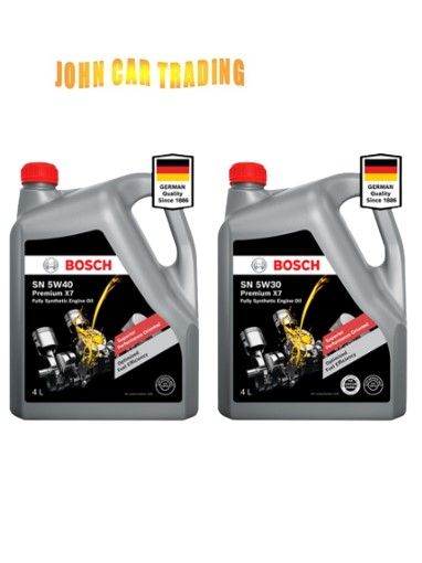 100% Original Bosch Premium X7 5W40 5W30 SN Fully Synthetic Engine Oil ...