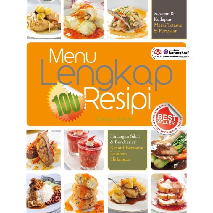 BUKU RESEPI : MENU LENGKAP 100 RESIPI | Lazada